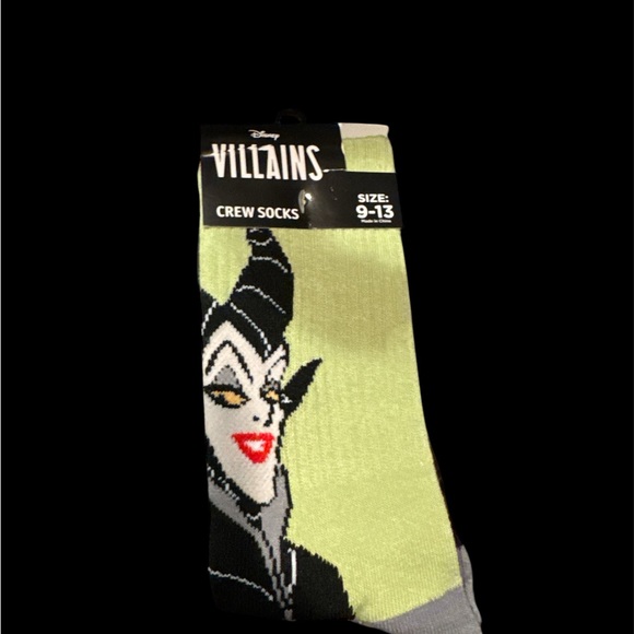 Disney | Other | Disney Villains Crew Socks Maleficent | Poshmark